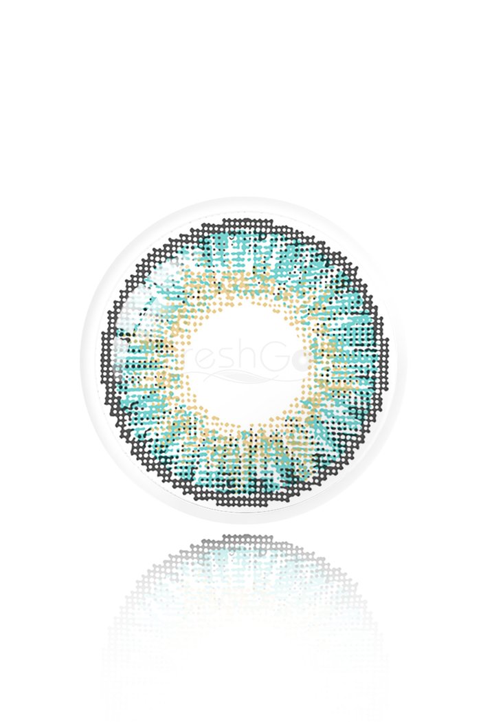 3 Tone Turquoise Coloured Contact Lenses – EyelusionSA